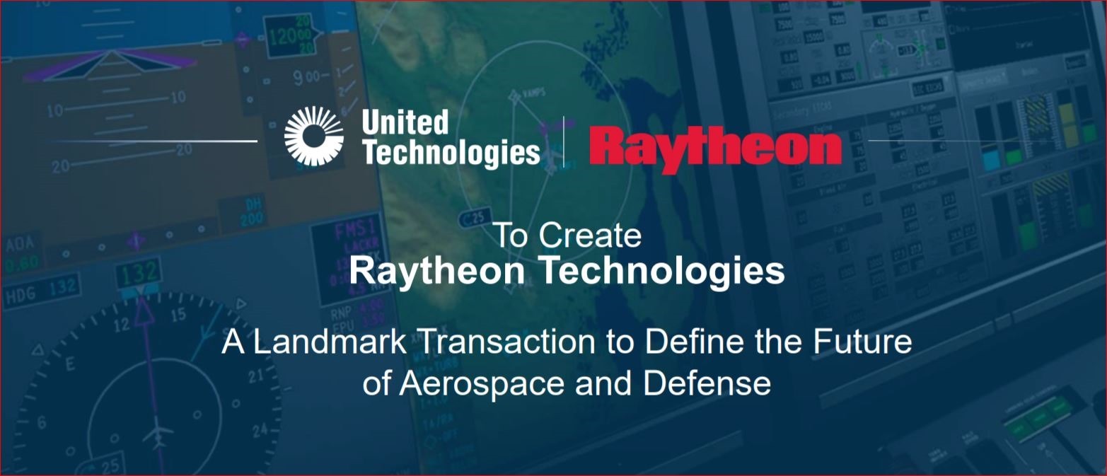 Raytheon, United Technologies plan massive merger | PaxEx.Aero