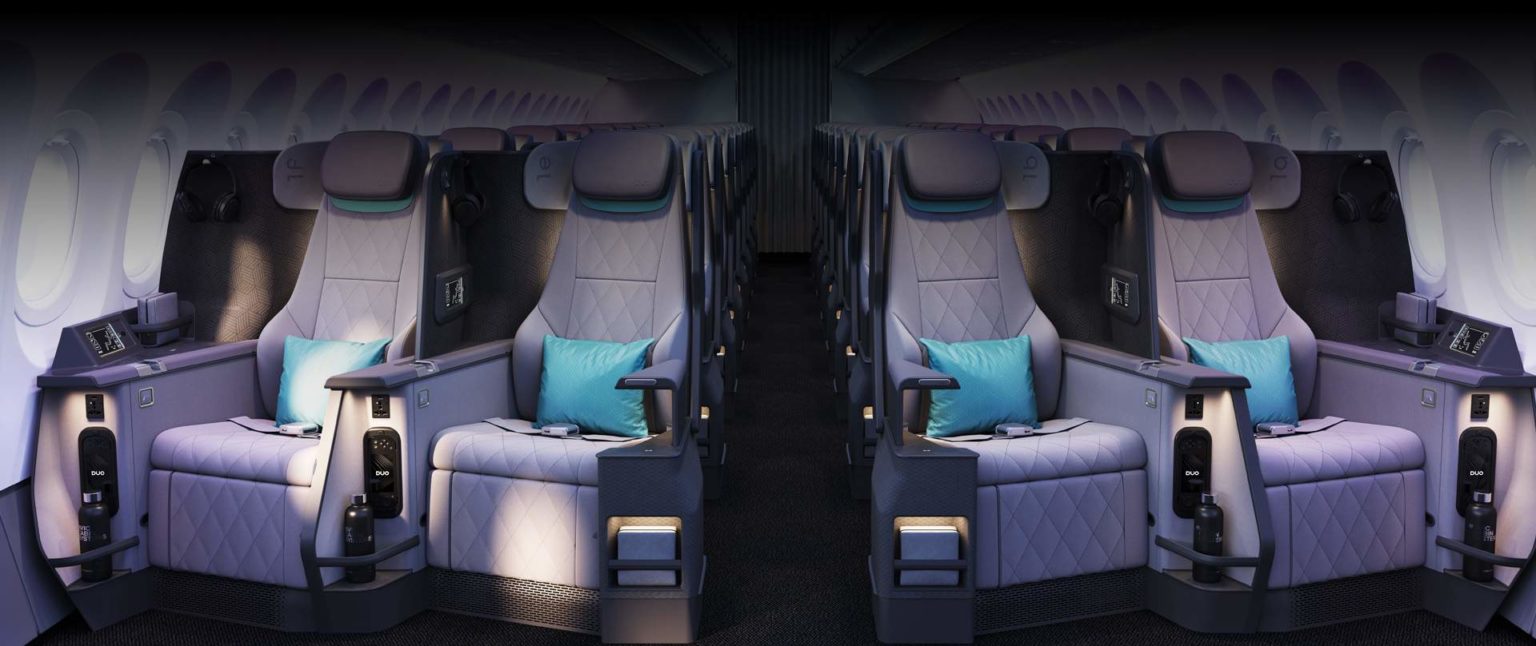 VantageDUO brings a new concept to single-aisle business class cabins ...