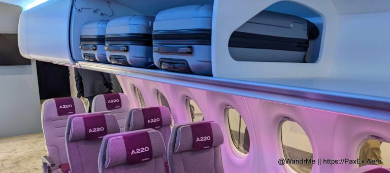 Airspace coming to A220 family | PaxEx.Aero