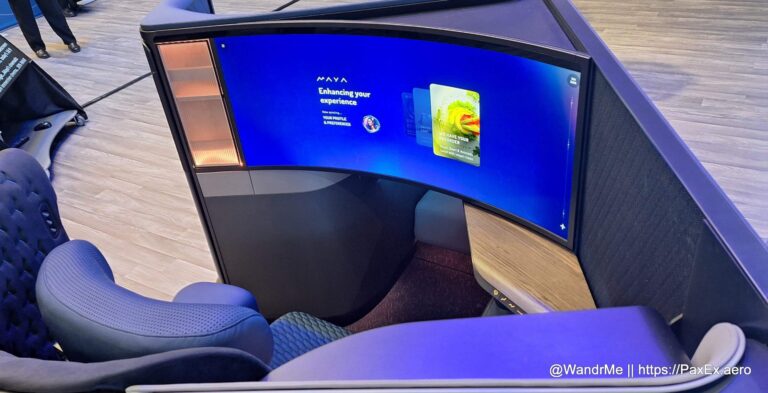 Collins, Panasonic launch Maya: next-gen business class concept seat ...