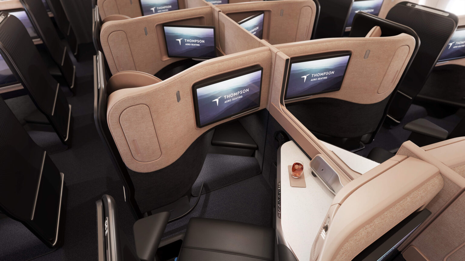 Thompson Aero unveils VantageNOVA, a flexible business class seating ...