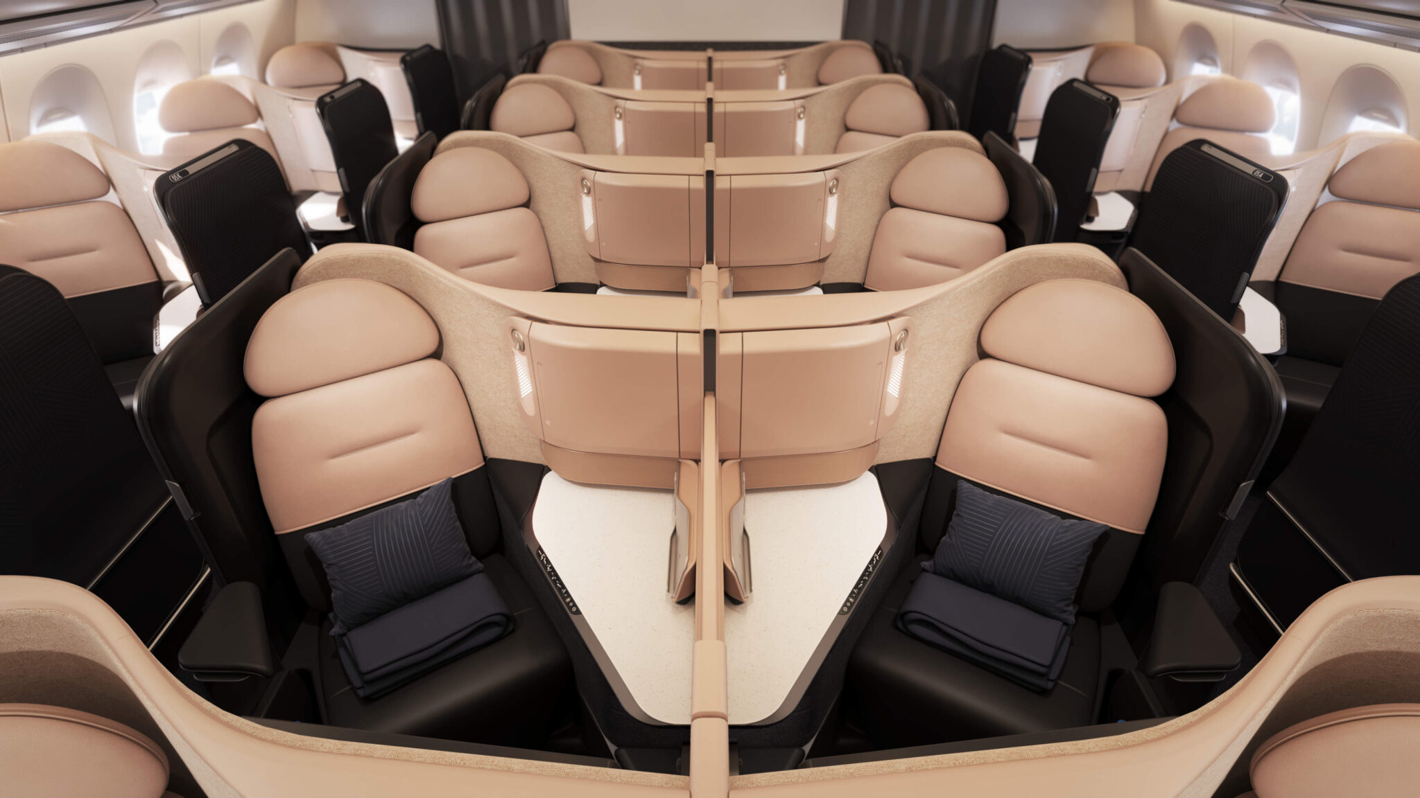 Thompson Aero unveils VantageNOVA, a flexible business class seating ...