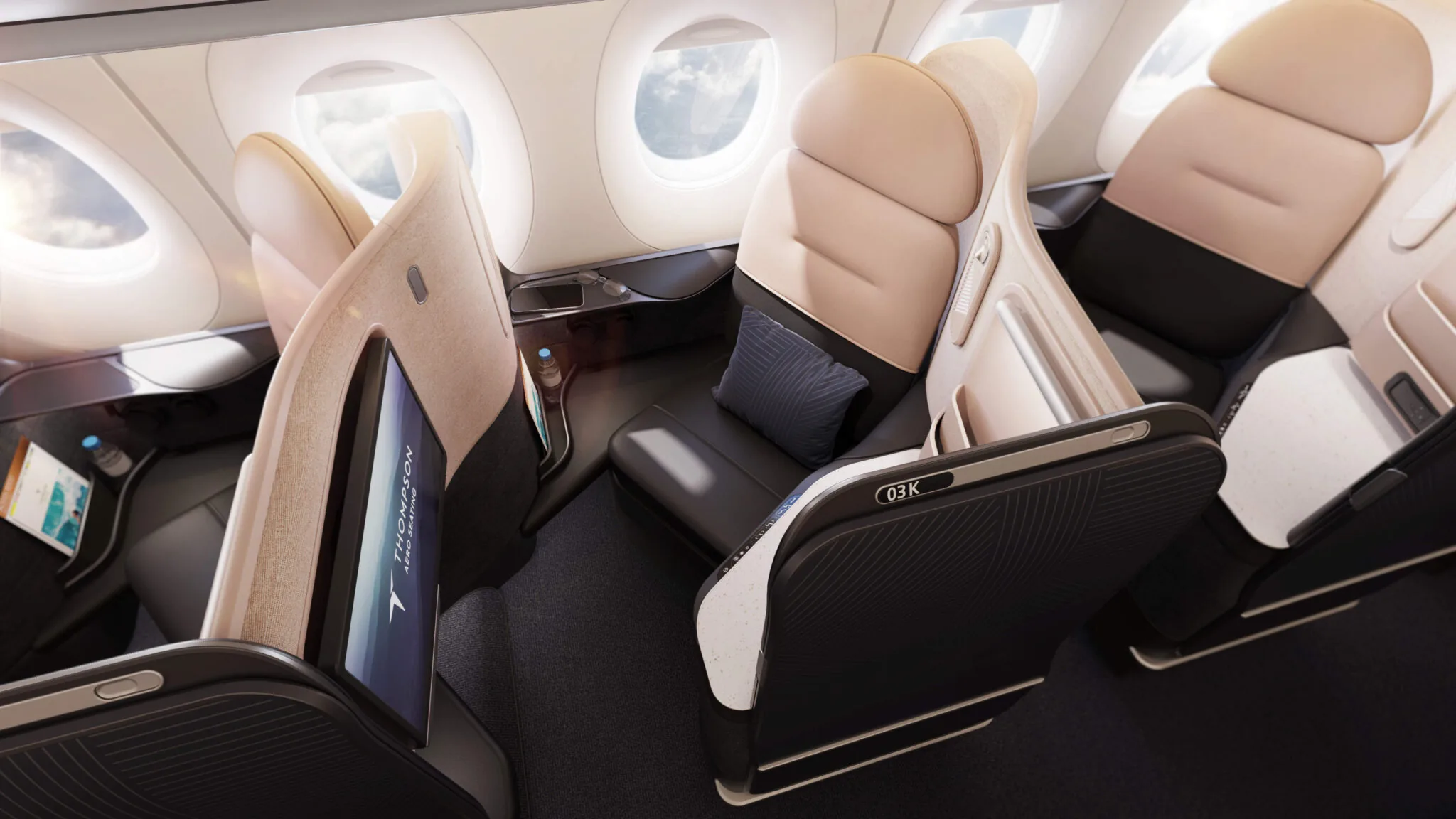 Thompson Aero unveils VantageNOVA, a flexible business class seating ...
