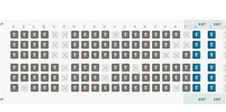 frontier-wide-open-seat-map | PaxEx.Aero