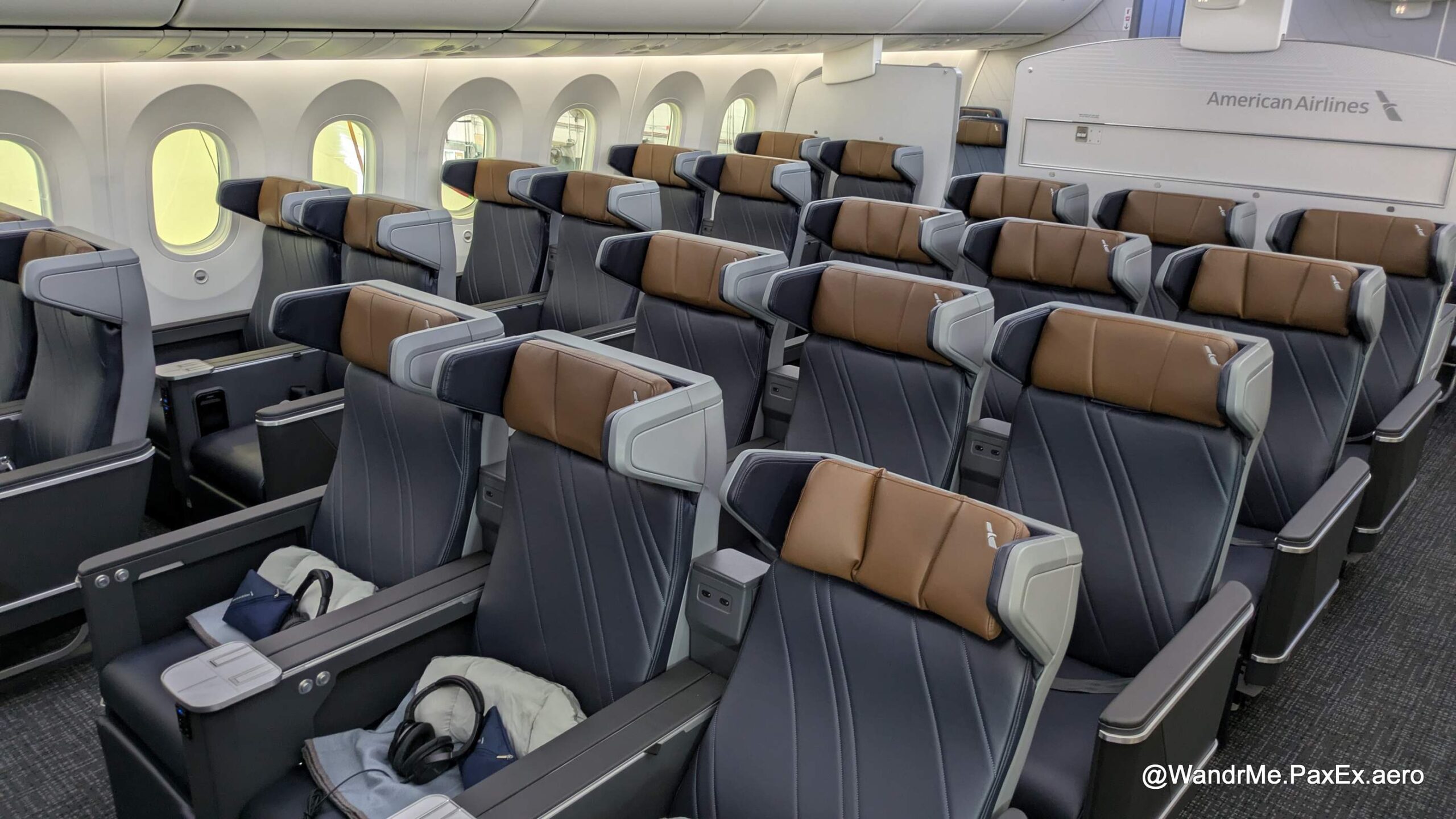 Premium Economy includes 32 seats in a 2-3-2 layout | PaxEx.Aero